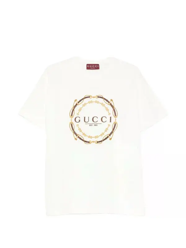 Gucci Logo-embroidered Cotton T-shirt