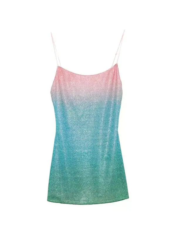 Oseree Lumière Lurex-knit Mini Dress