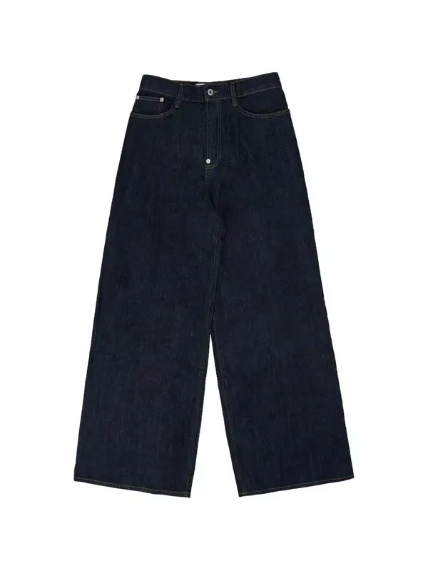 Kenzo Logo Patch Wide Leg Jeans