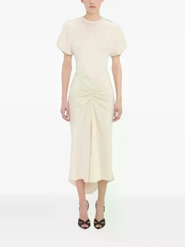 Victoria Beckham Bela Asymmetric Midi Skirt