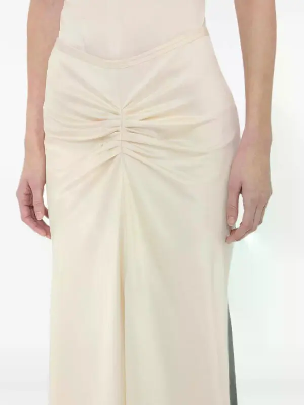Victoria Beckham Bela Asymmetric Midi Skirt
