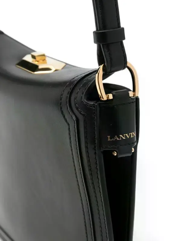 LANVIN Compagnon Leather Shoulder Bag