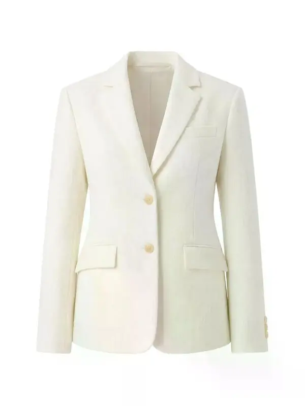 MSGM Jacquard Effect Blazer - Neutrals