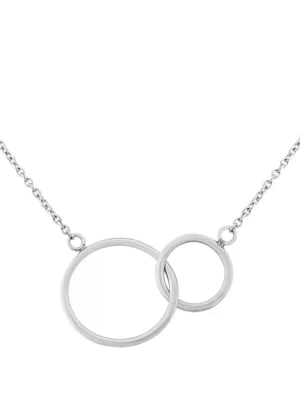 AUREE JEWELLERY Interlocking Ring Necklace - Silver