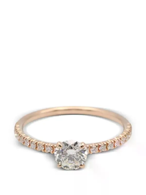Cartier 18k Rose Gold Diamond Ring - Pink