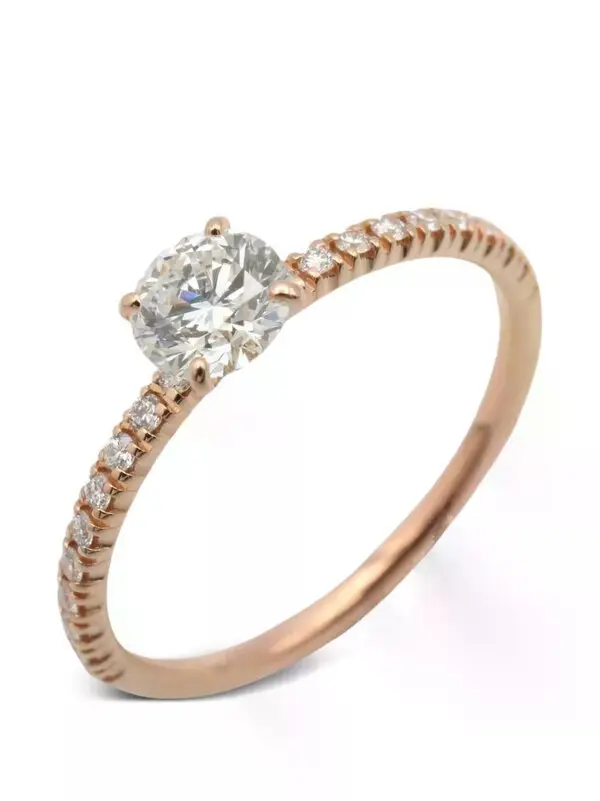 Cartier 18k Rose Gold Diamond Ring