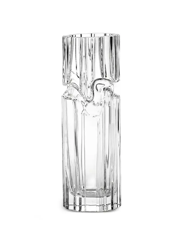 COLLEVILCA Intermezzo Sculpted Crystal Vase