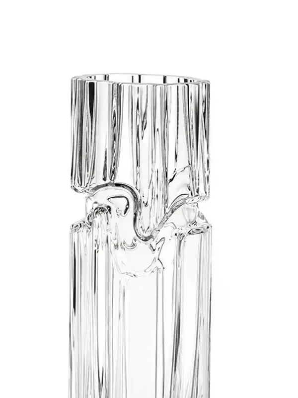 COLLEVILCA Intermezzo Sculpted Crystal Vase