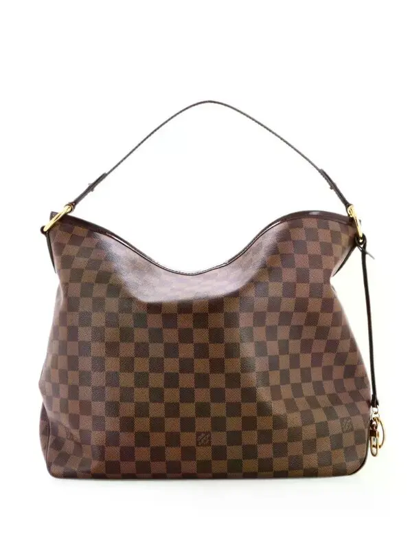 LOUIS VUITTON Damier Hobo Bag - Brown