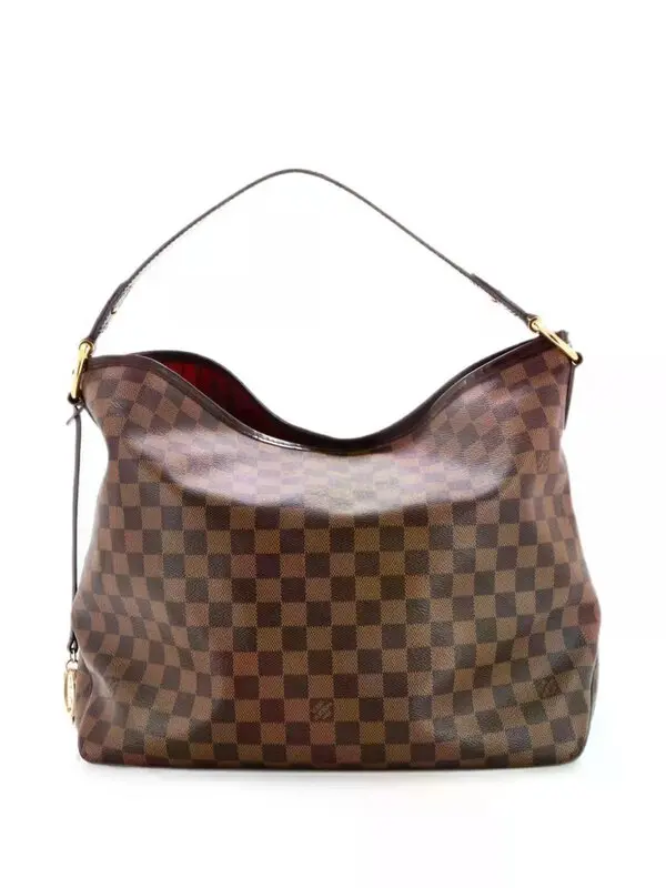 LOUIS VUITTON Damier Hobo Bag - Brown