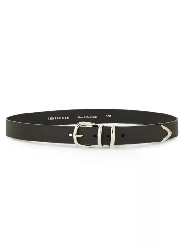 SUNFLOWER Leather Buckle-fastening Belt