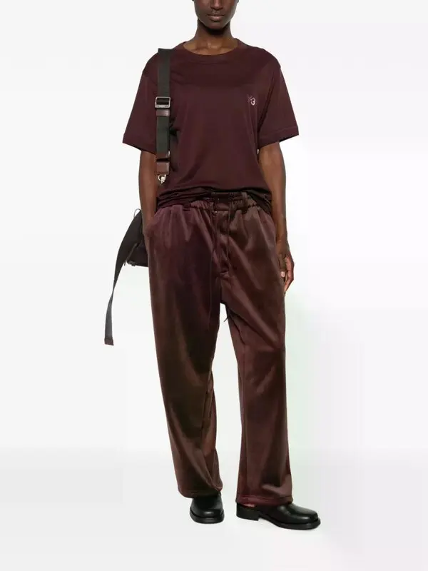 Y3 Velvet Drawstring Track Pants