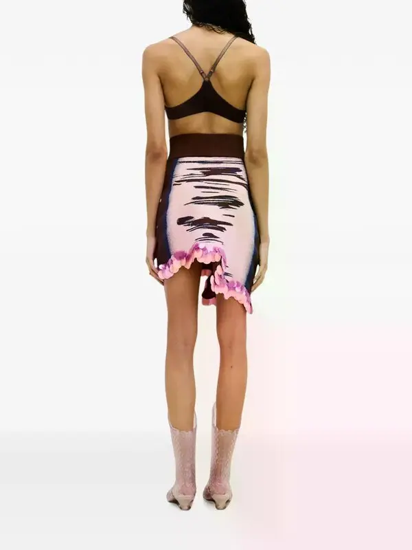 Ph5 Casey Sequin-embellished Wavy Mini Skirt