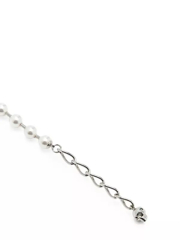 Alexander McQueen Skull Pearl-embellished Necklace