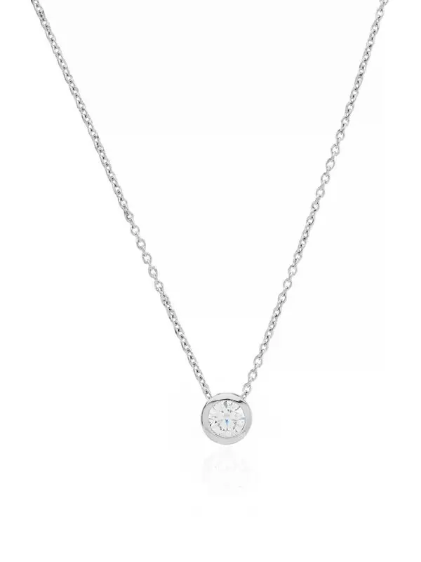 AUREE JEWELLERY Verona Cubic Zirconia Necklace - Silver