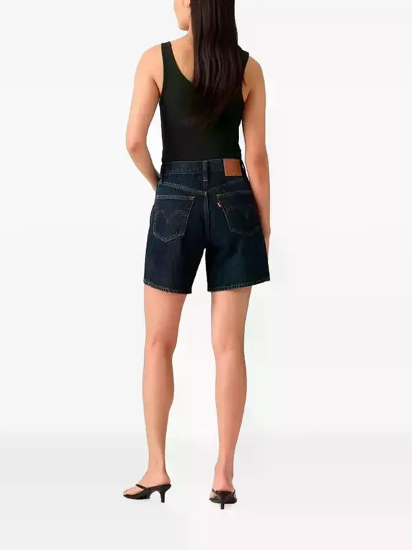 LEVI'S High Waisted Baggy Denim Shorts