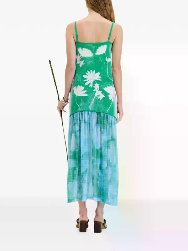 Ph5 Flower-print Drop-waist Maxi Dress