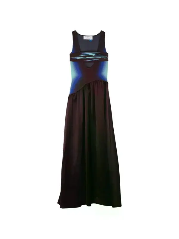 Ph5 Reversible Cut-out Maxi Dress - Brown