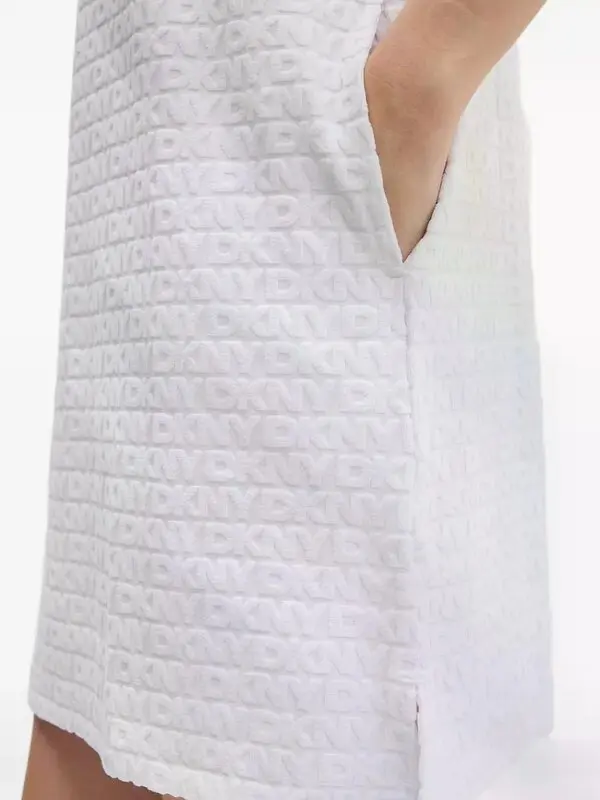 Dkny Logo-embossed Short-sleeve Nightdress