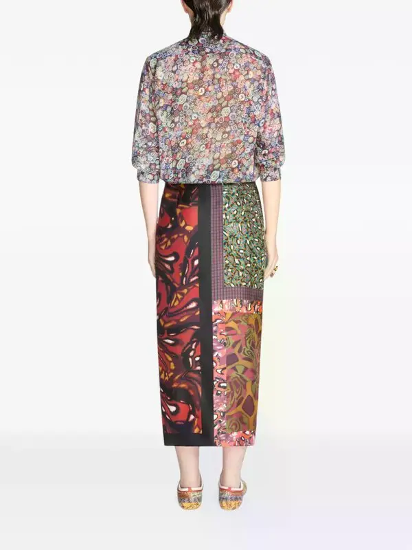 Dries Van Noten Long Wrap Scarf-skirt