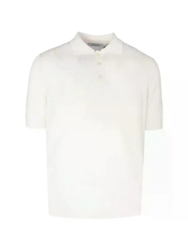 GRAN SASSO Ribbed-knit Polo Shirt