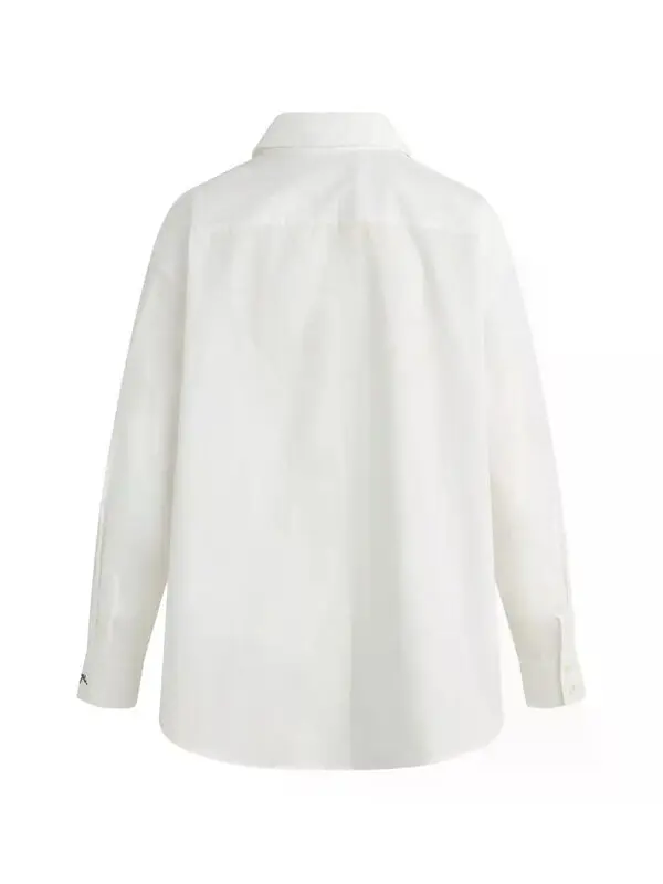 FAVORITE DAUGHTER Zip It Embroidered-cuff Shirt