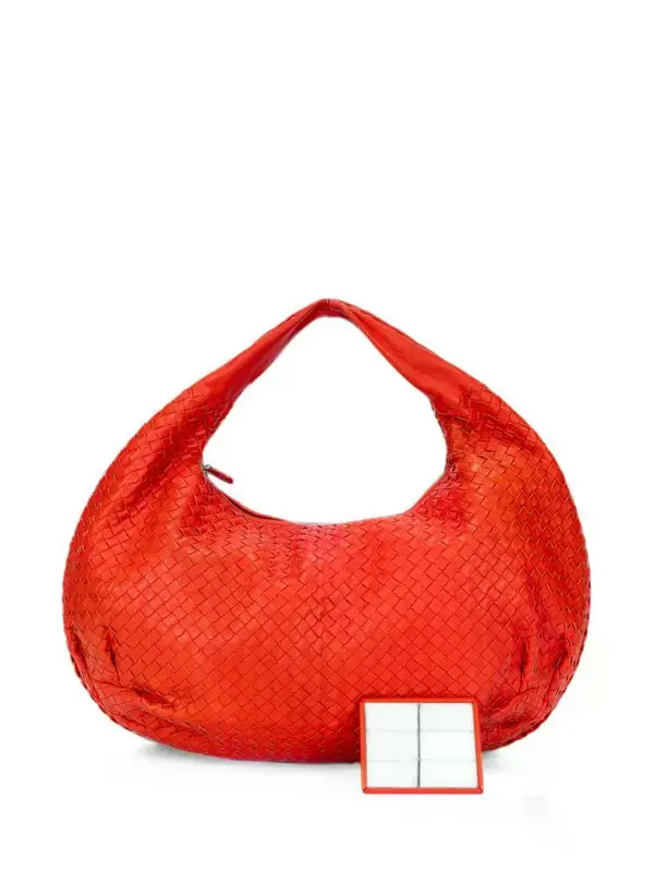 Bottega Veneta Intrecciato Hobo Bag - Orange