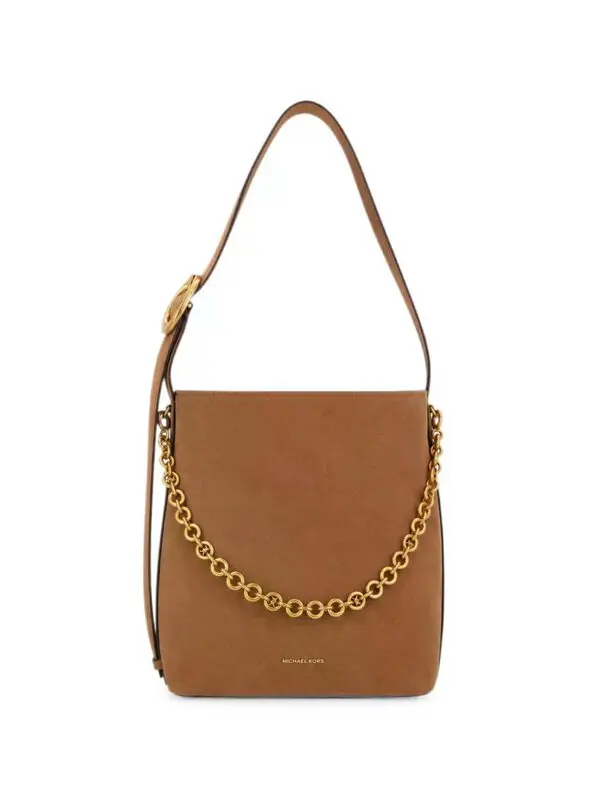 Michael Kors Nolita Chain-link Large Shoulder Bag - Brown