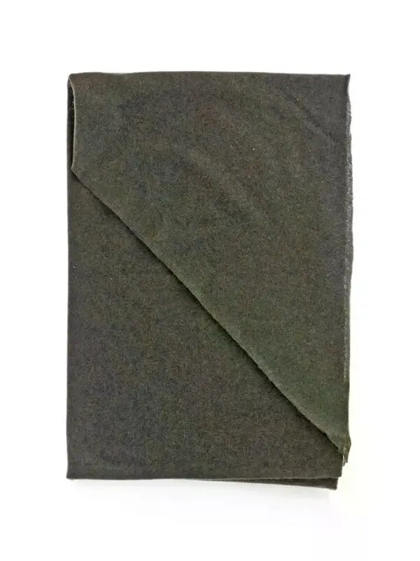 Faliero Sarti Triangular Cashmere Scarf - Green