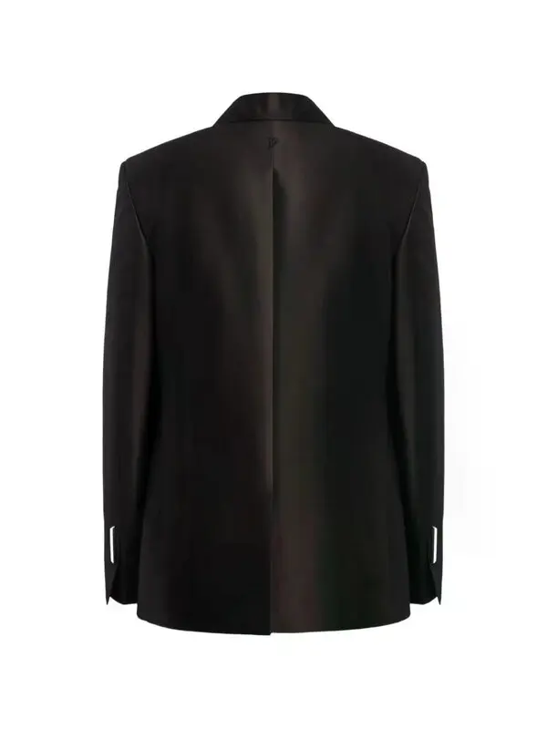 DONDUP Double-breasted Satin Jacket