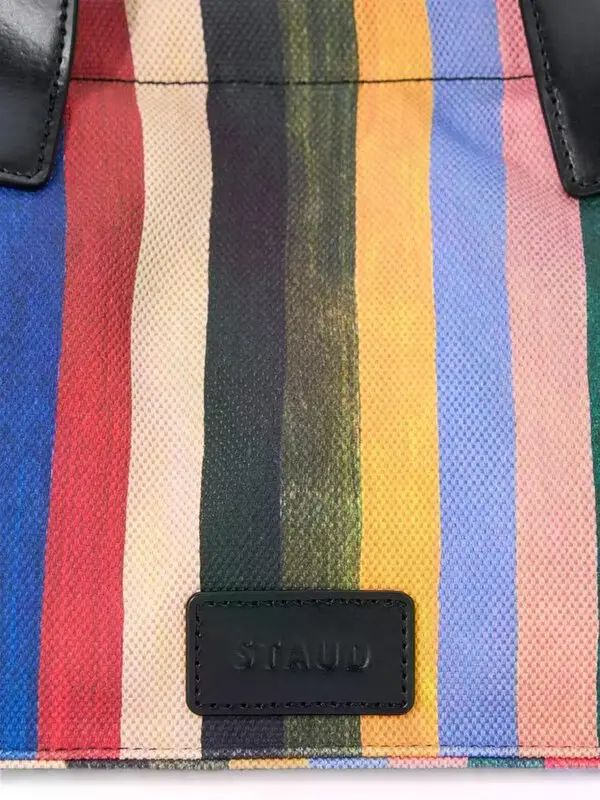 Staud Port Artist Stripe Tote Bag