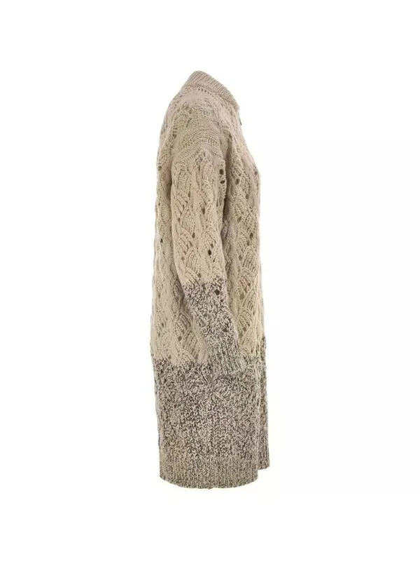 Fabiana Filippi Openwork-knit Zip-up Cardigan