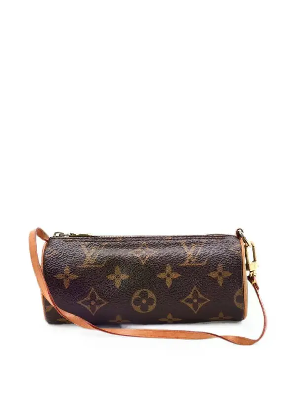 LOUIS VUITTON Monogram Canvas Papillon Pochette Clutch Bag