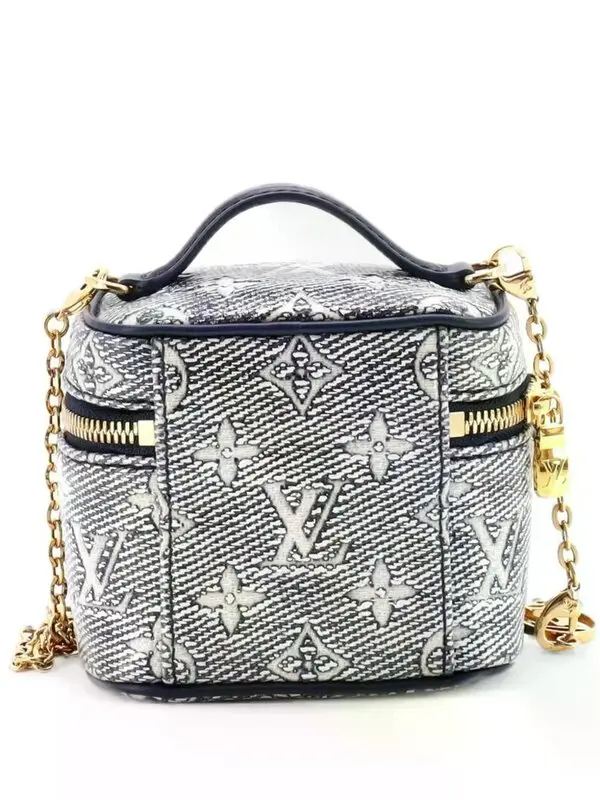LOUIS VUITTON Vanity Case Monoglam Jacquard Canvas Micro Satchel