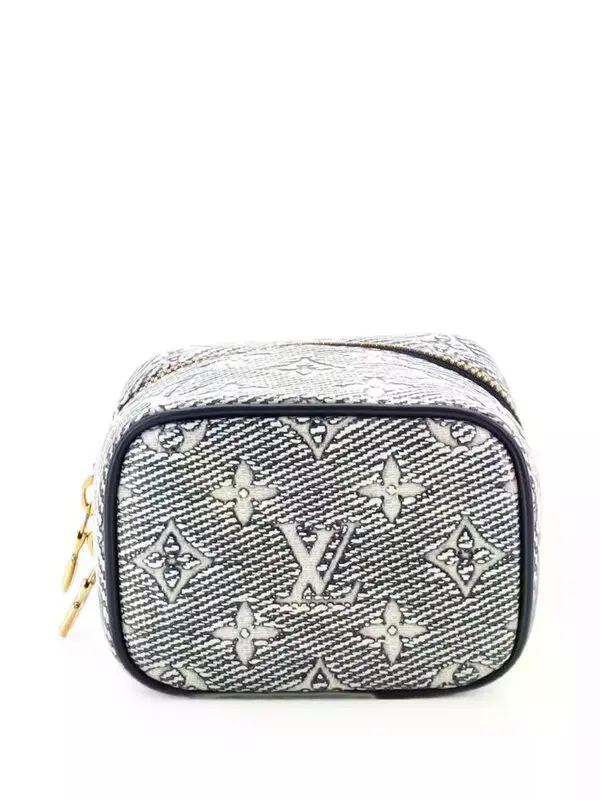 LOUIS VUITTON Vanity Case Monoglam Jacquard Canvas Micro Satchel