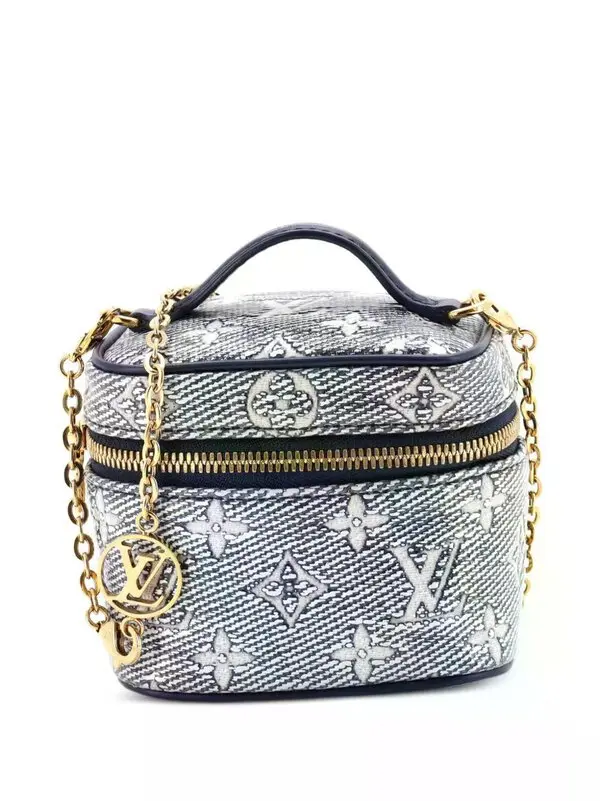 LOUIS VUITTON Vanity Case Monogram Jacquard Canvas Micro Satchel
