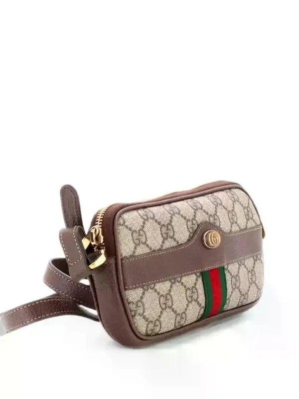 Gucci Ophidia Gg Coated Canvas Mini Crossbody Bag