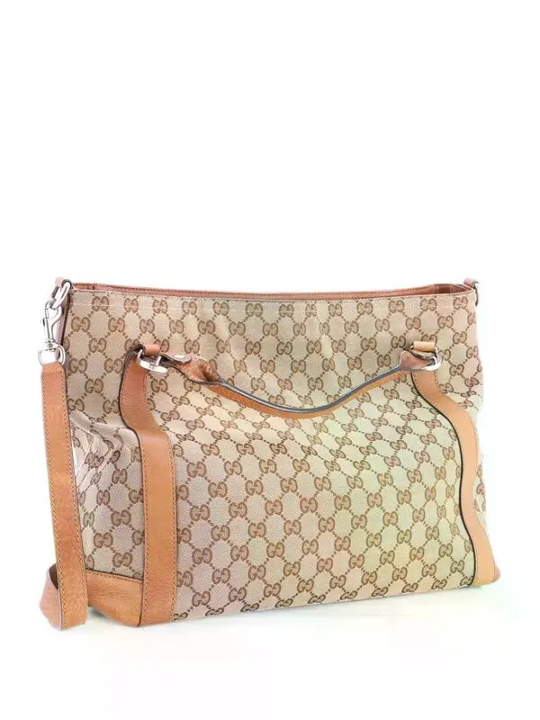 Gucci Miss Gg Gg Canvas With Leather Medium Tote Bag