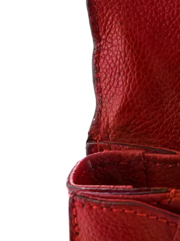LOUIS VUITTON Monogram Empreinte Leather Shoulder Bag - Red