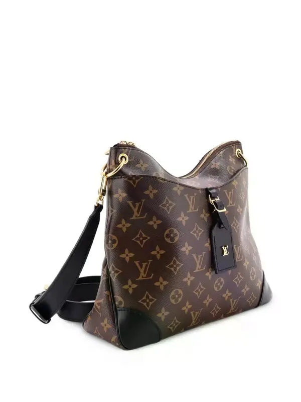 LOUIS VUITTON Monogram Canvas Odeon Nm Mm Crossbody Bag - Black
