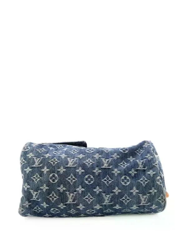 LOUIS VUITTON Neo Speedy Bag Denim Handbag - Blue