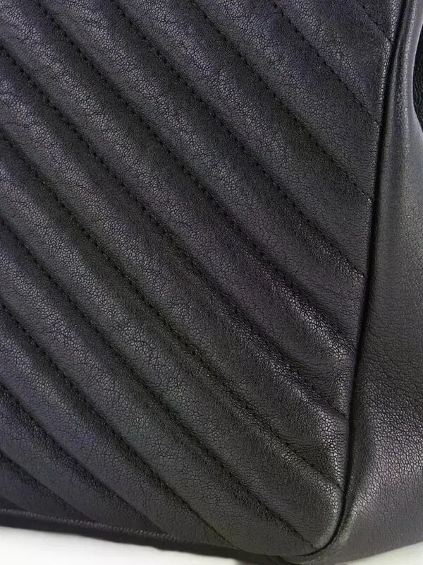 Saint Laurent Classic Monogram College Bag Matelasse Chevron Leather Large Shoulder Bag