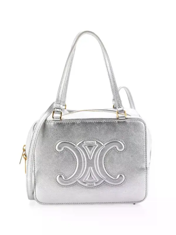 Celine Cuir Triomphe Folded Cube Bag Leather Shoulder Bag