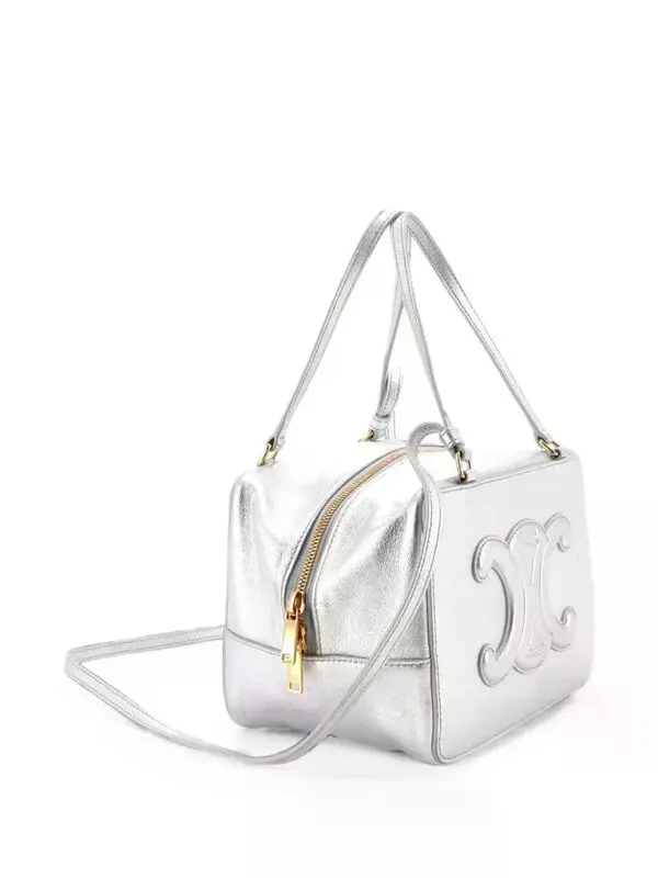 Celine Cuir Triomphe Folded Cube Bag Leather Shoulder Bag