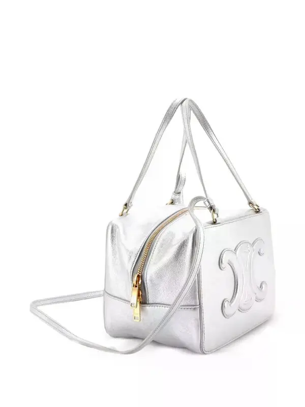 Celine Cuir Triomphe Folded Cube Bag Leather Shoulder Bag