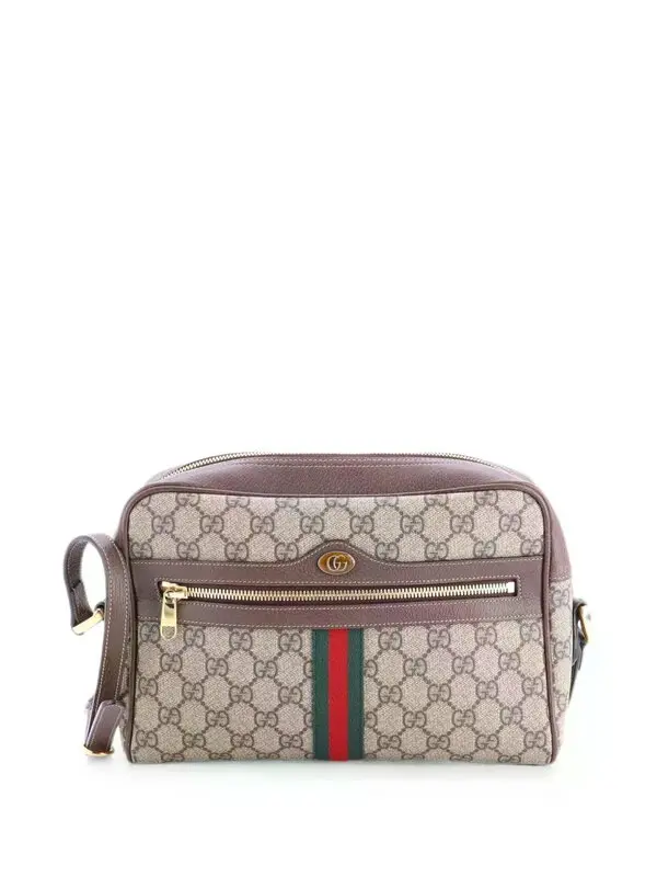 Gucci Ophidia Shoulder Bag Gg Coated Canvas
