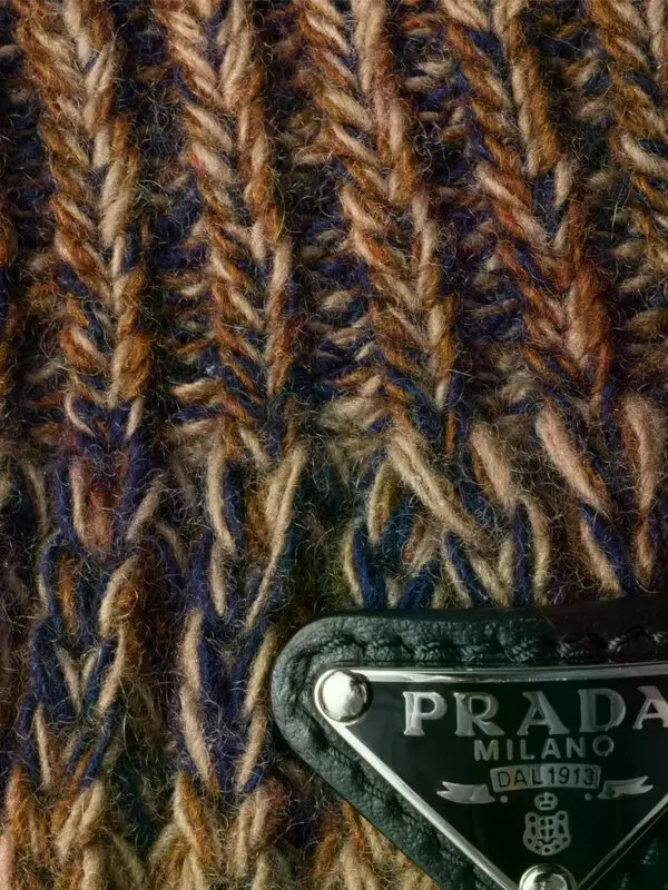 Prada Wool And Cashmere Gloves