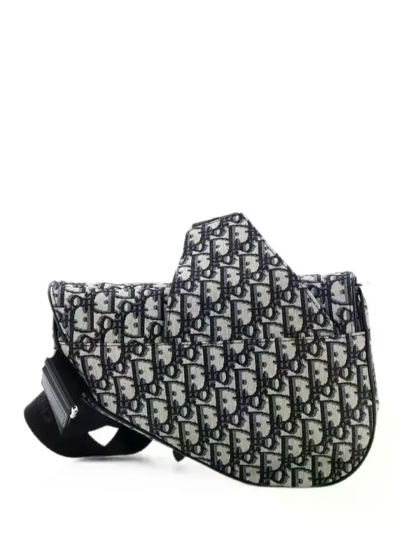Dior Saddle Oblique Canvas Crossbody Bag