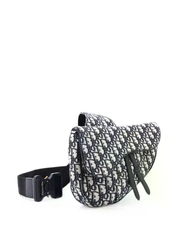 Dior Saddle Oblique Canvas Crossbody Bag