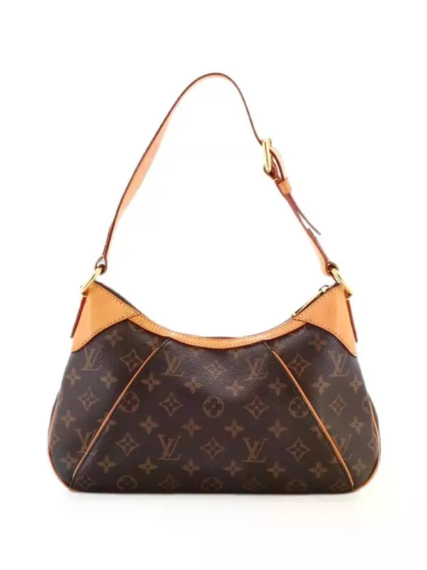 LOUIS VUITTON Thames Handbag Monogram Canvas Pm Shoulder Bag